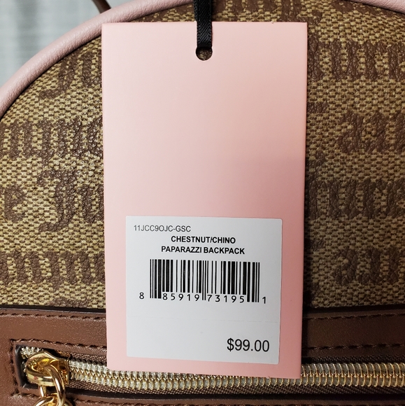 Juicy Couture | Bags | Juicy Couture Chestnut Chino Paparazzi Backpack ...